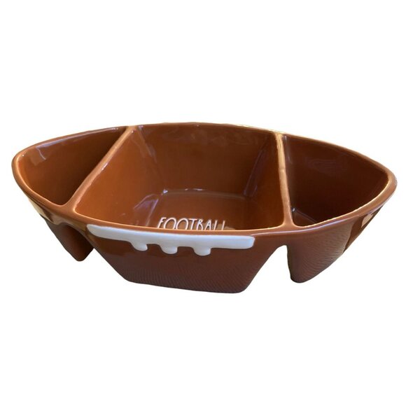 Rae Dunn | Dining | Rae Dunn Magenta Football Chip Dip Snack Bowl ...